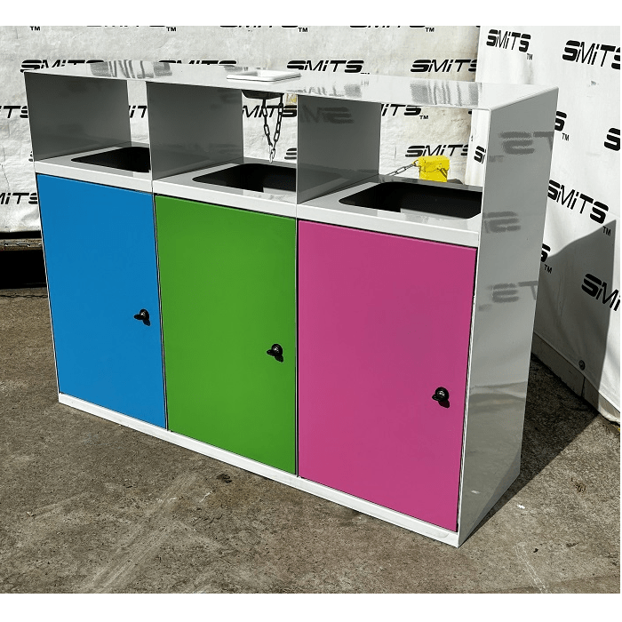 Selective collection trash can with ashtray - Smits.ae